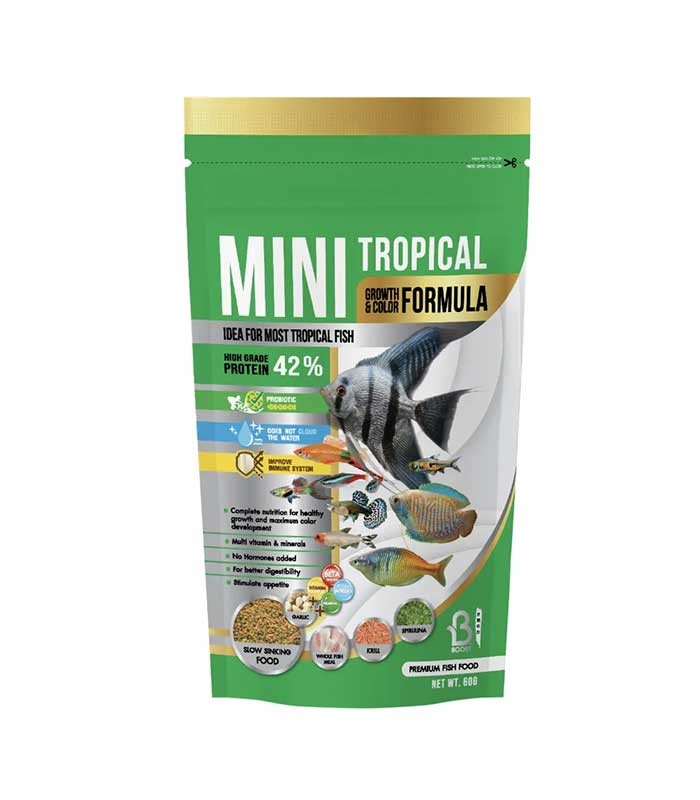 Boost Mini Tropical Growth & Color Formula - Fry Fish Food