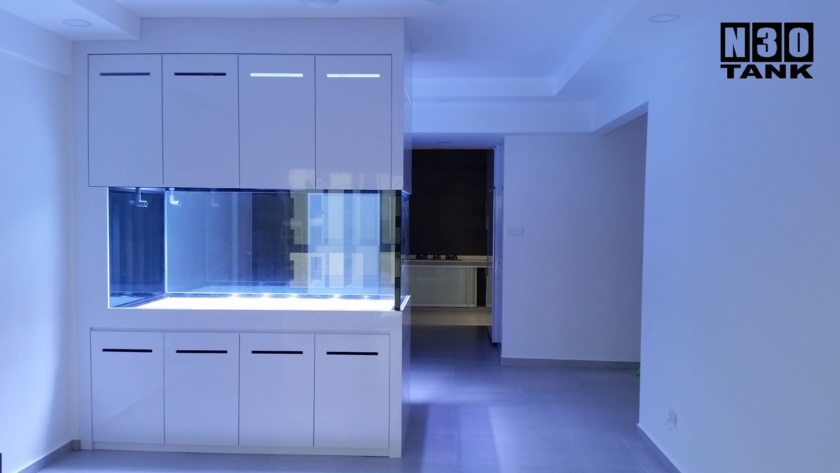 Full Height Tanks - Tall Aquarium with floor-to-ceiling Cabinets - N30 Tank