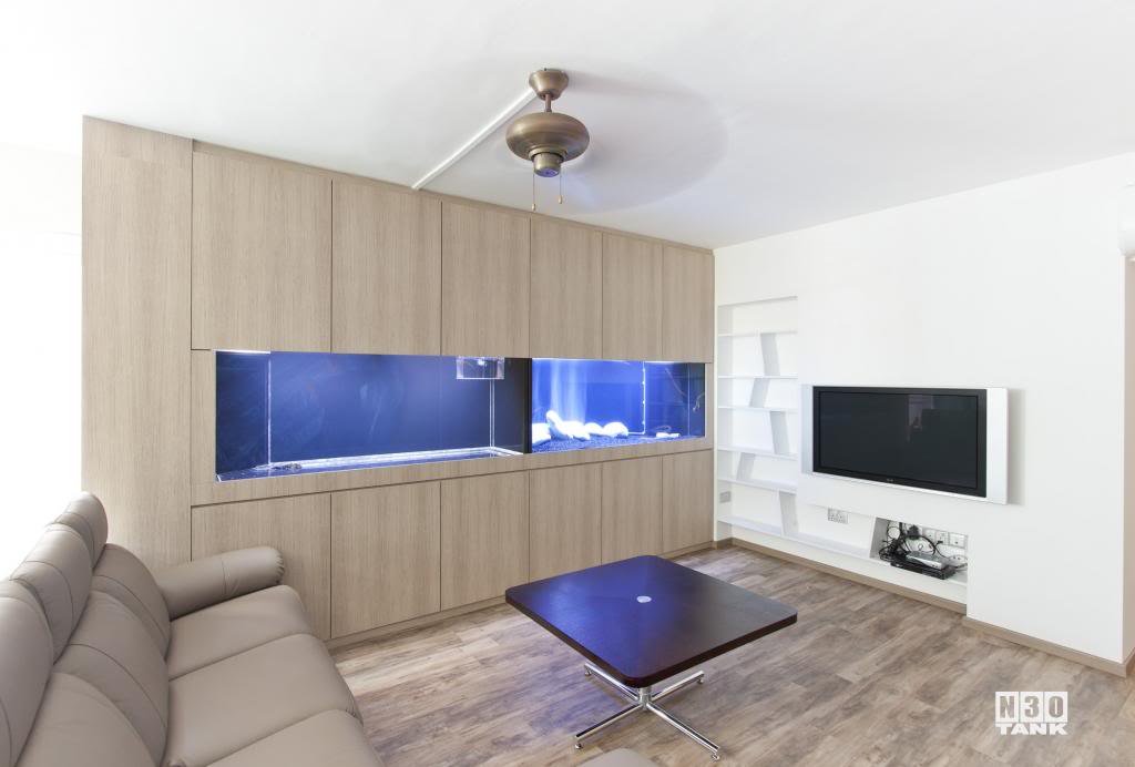 Full Height Tanks - Tall Aquarium with floor-to-ceiling Cabinets - N30 Tank