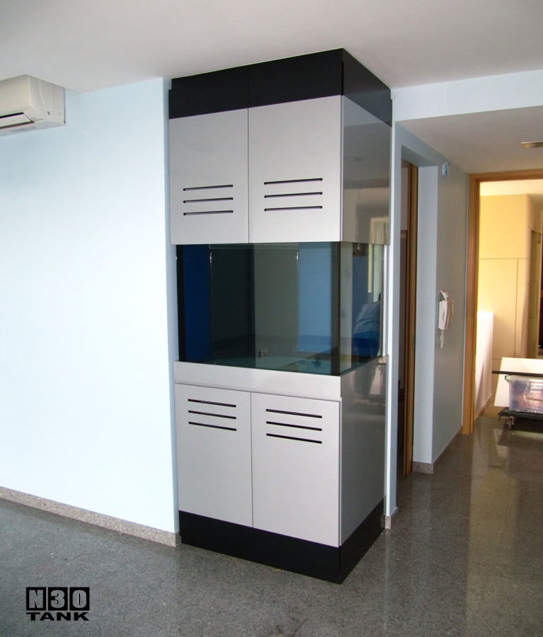 Full Height Tanks - Tall Aquarium with floor-to-ceiling Cabinets - N30 Tank