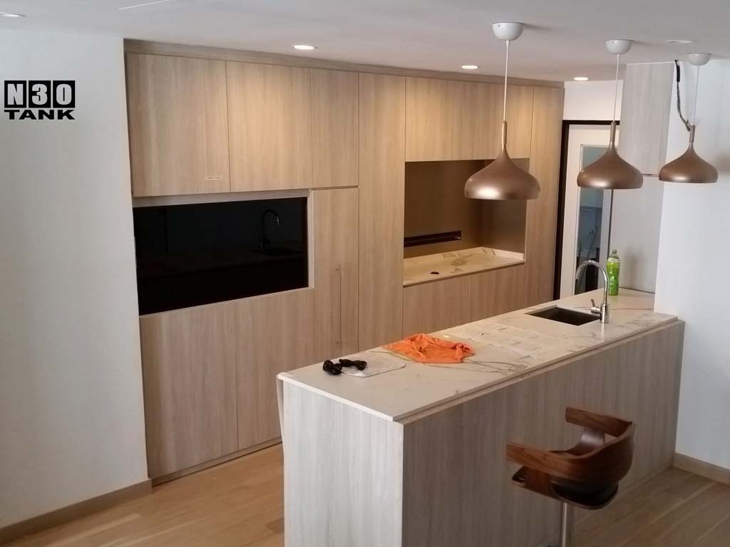 Full Height Tanks - Tall Aquarium with floor-to-ceiling Cabinets - N30 Tank