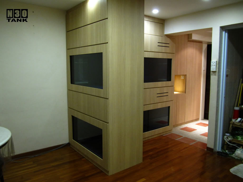 Full Height Tanks - Tall Aquarium with floor-to-ceiling Cabinets - N30 Tank