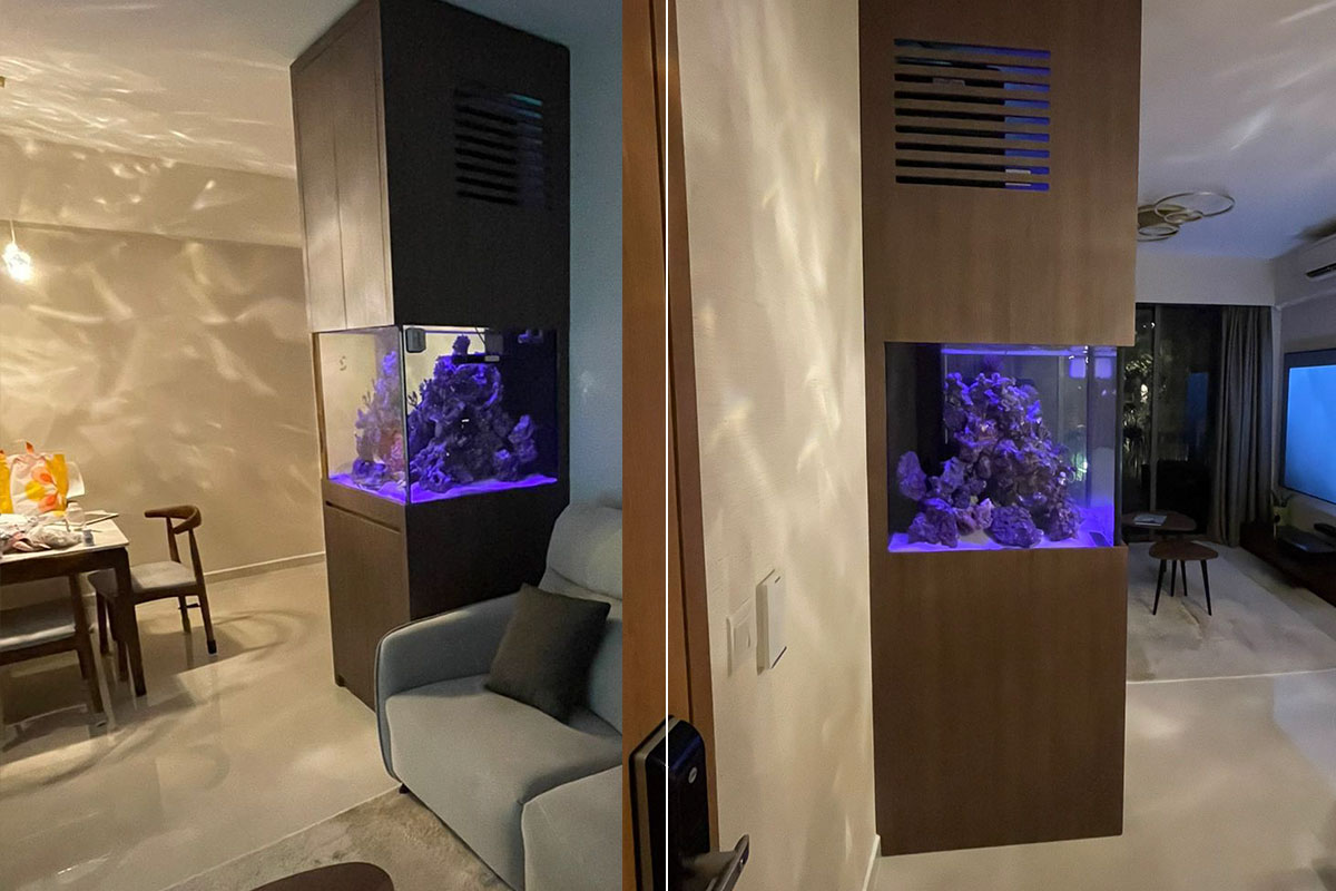Full Height Tanks - Tall Aquarium with floor-to-ceiling Cabinets - N30 Tank