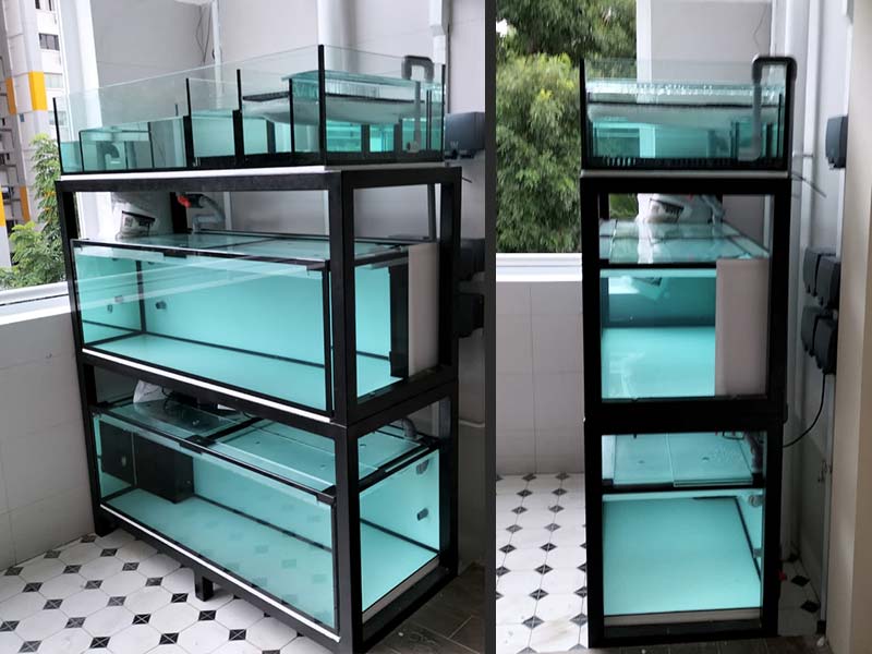 Custom-made Steel Metal Wrought Iron Stands with Aquarium Tanks - N30 Tank