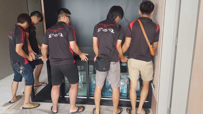 Professional Fish Tank Mover Service, Aquarium Transport - N30 Tank